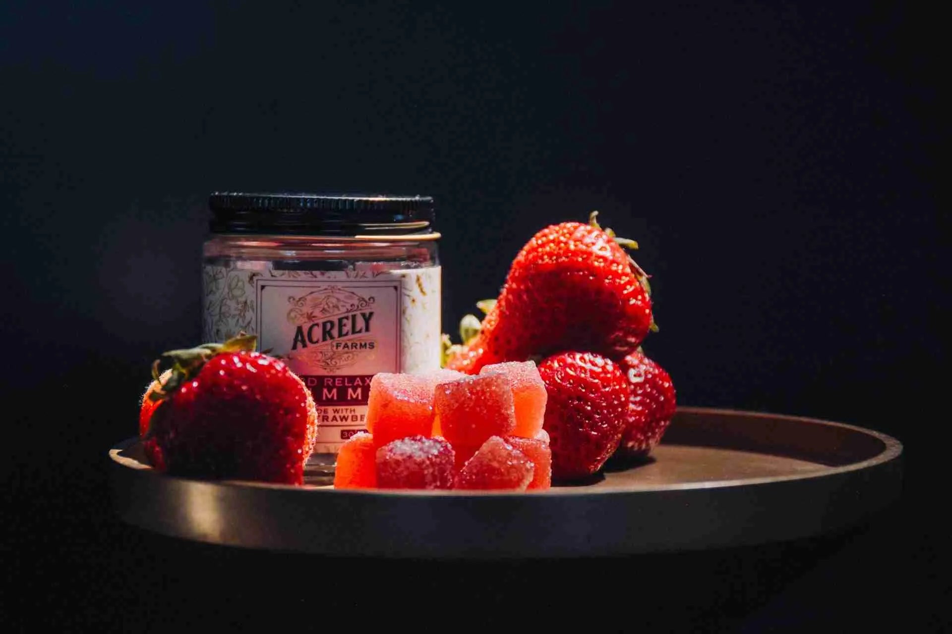 CBD Relax Strawberry Gummies – Acrely Farms